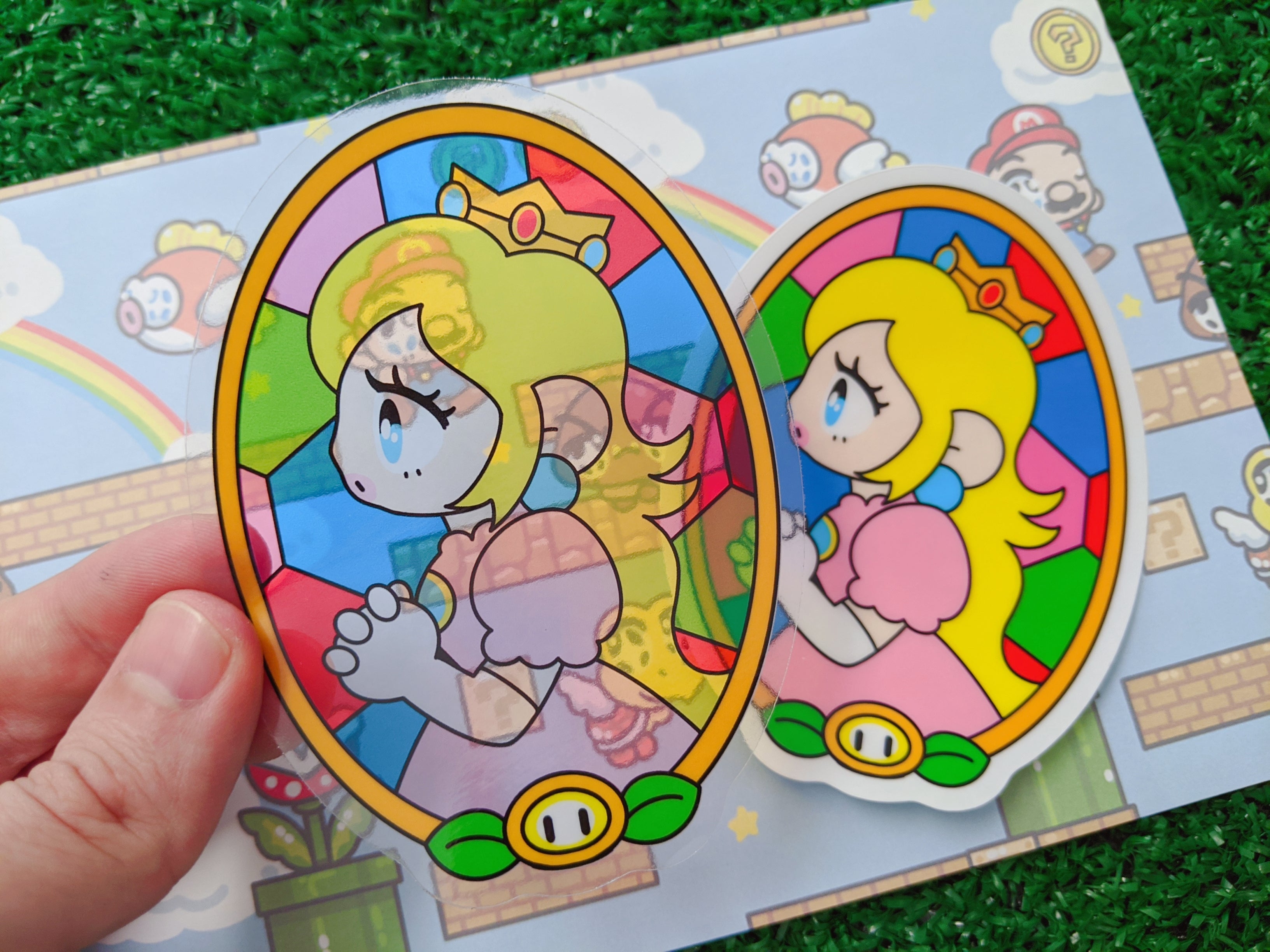 december 2023 "toadstool game" die cut sticker – medium mushroom